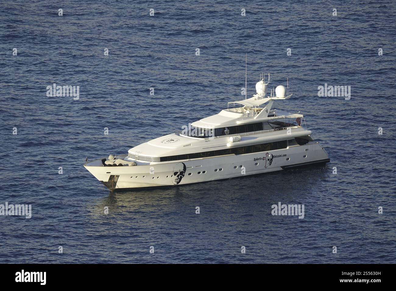 38 metre long superyacht Indigo Star owned by Robert Geiss from the RTL ...