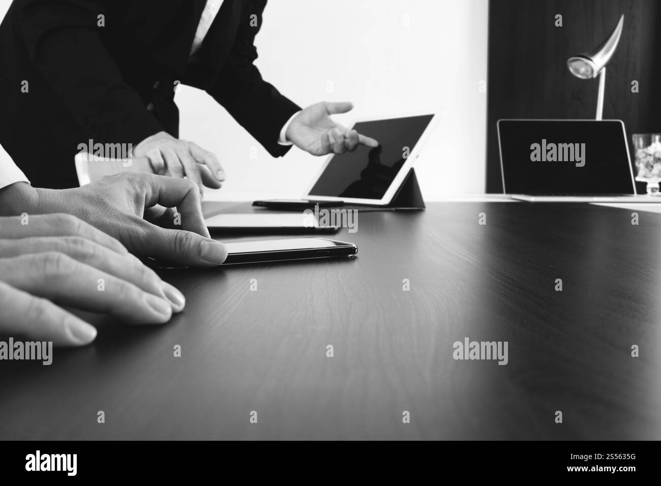 Team brainstorm Black and White Stock Photos & Images - Alamy