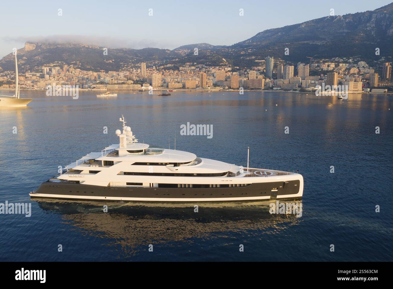 Aerial view 88, 5 metre motor yacht ILLUSION PLUS, delivered in 2018 by ...