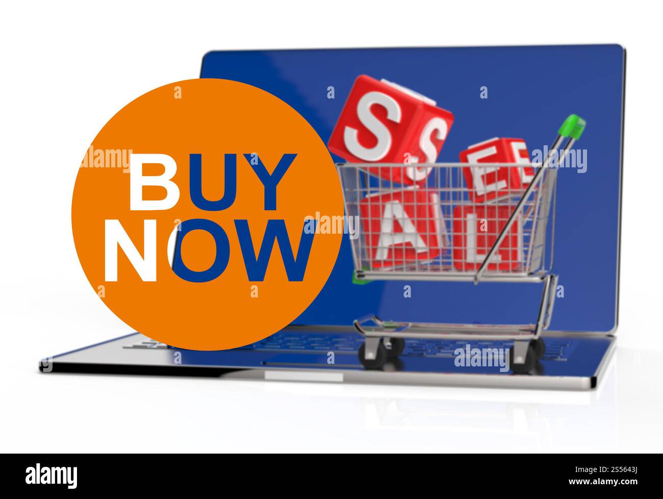 Online store concept on Cut Out Stock Images & Pictures - Alamy