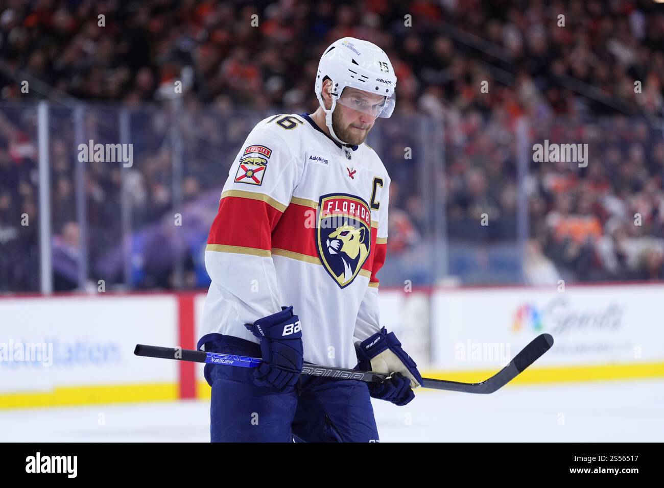 Florida Panthers' Aleksander Barkov plays during an NHL hockey game ...