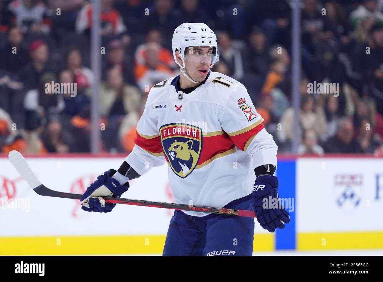 Florida Panthers' Evan Rodrigues plays during an NHL hockey game ...