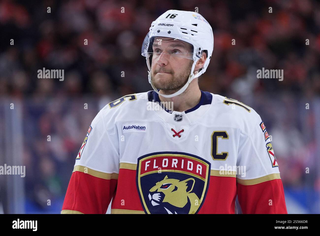 Florida Panthers' Aleksander Barkov plays during an NHL hockey game ...