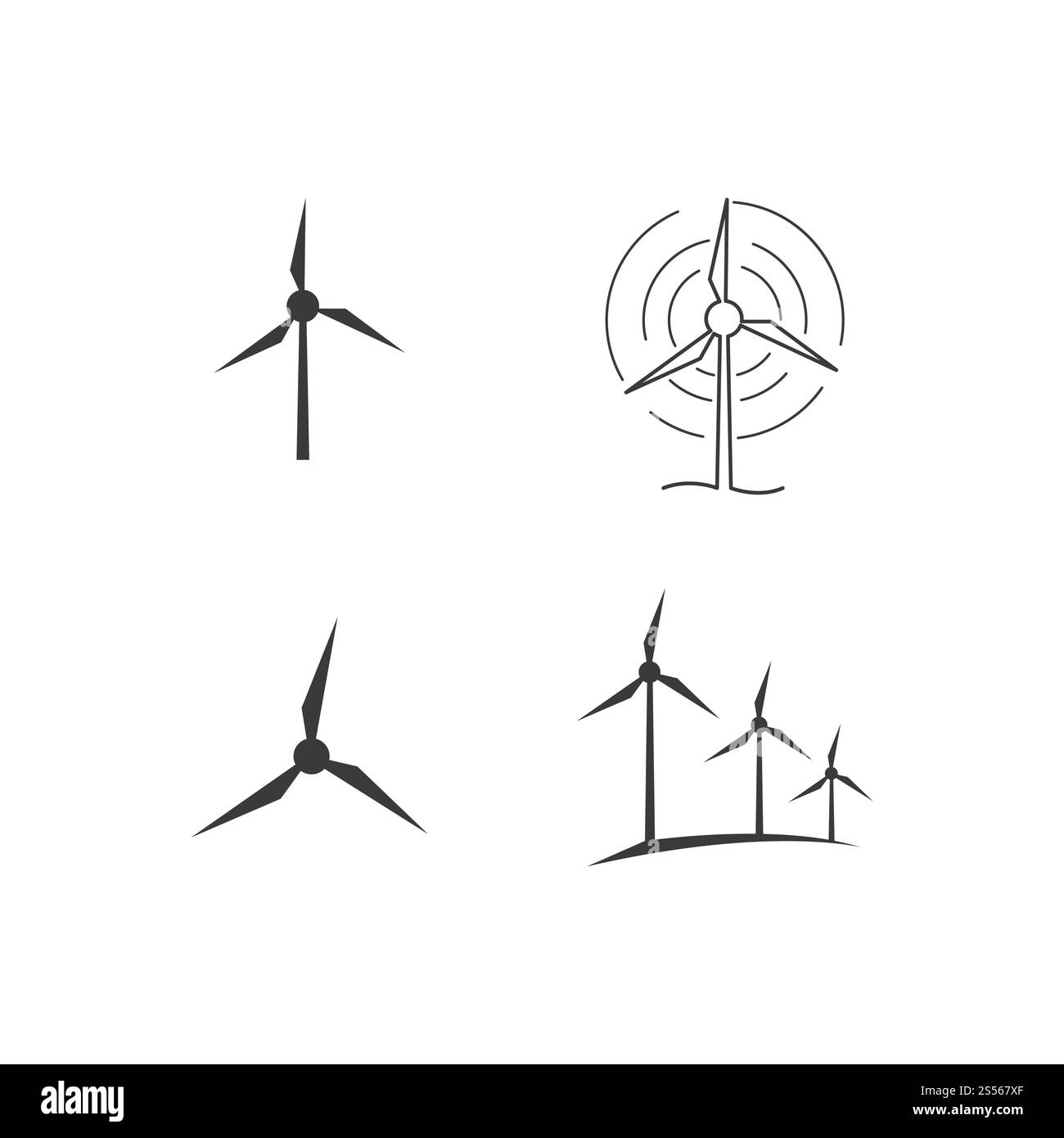 Windmill logo symbol agriculture hi-res stock photography and images ...