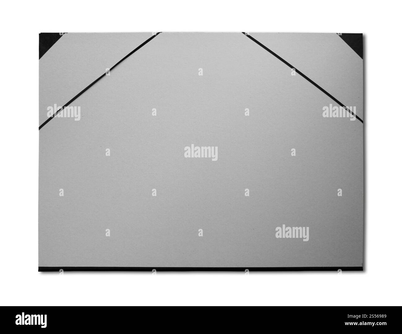 Artist cardboard leaflet portfolio isolated on a white background ...