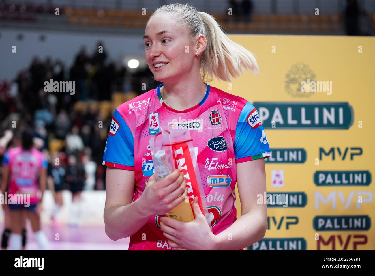 Rome, Italy. 12th Jan, 2025. Tatiana Tolok of Igor Gorgonzola Novara ...