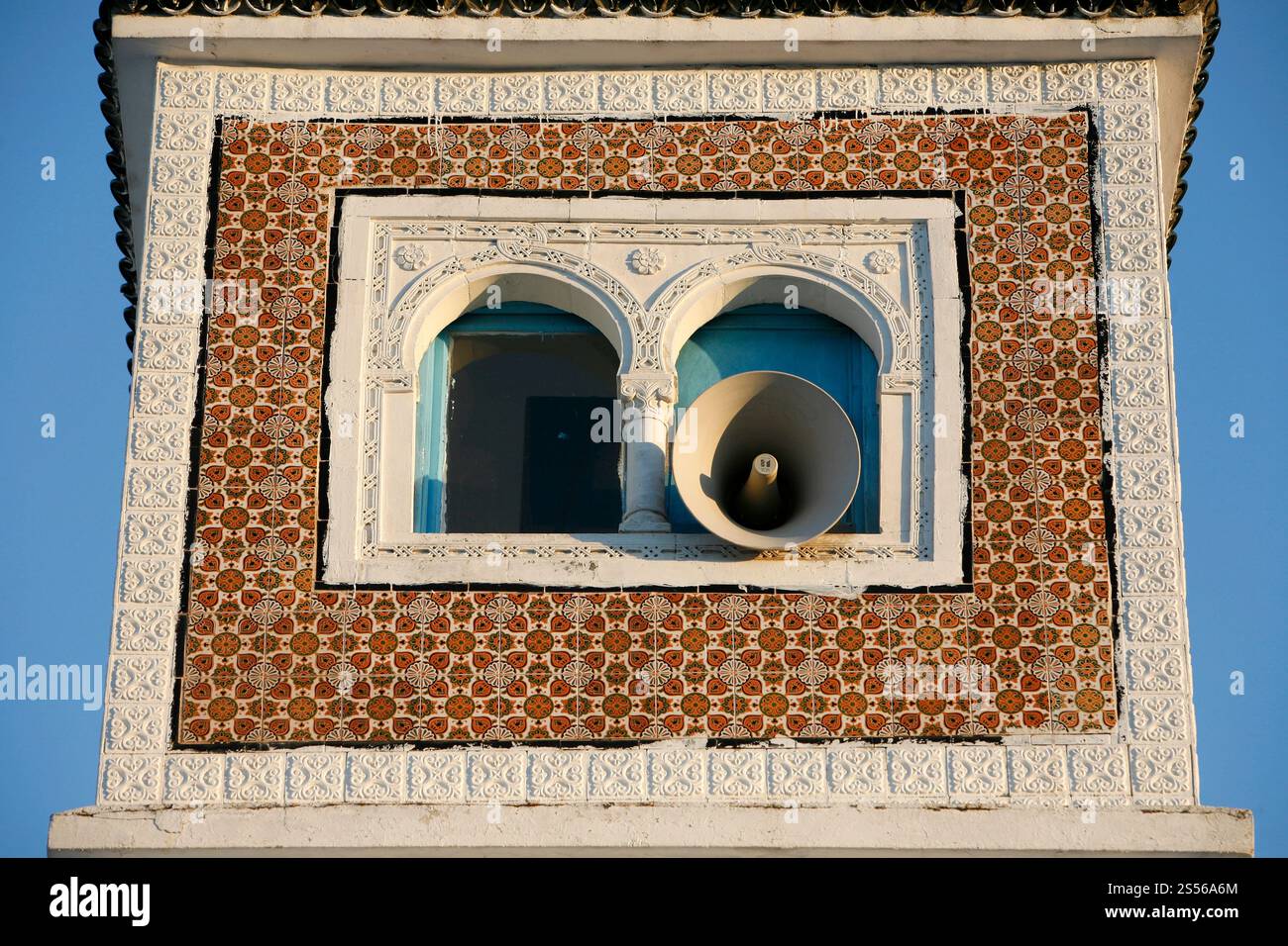 a old Mosque in the Medina of the Old City of Tunis in north of Tunisia ...