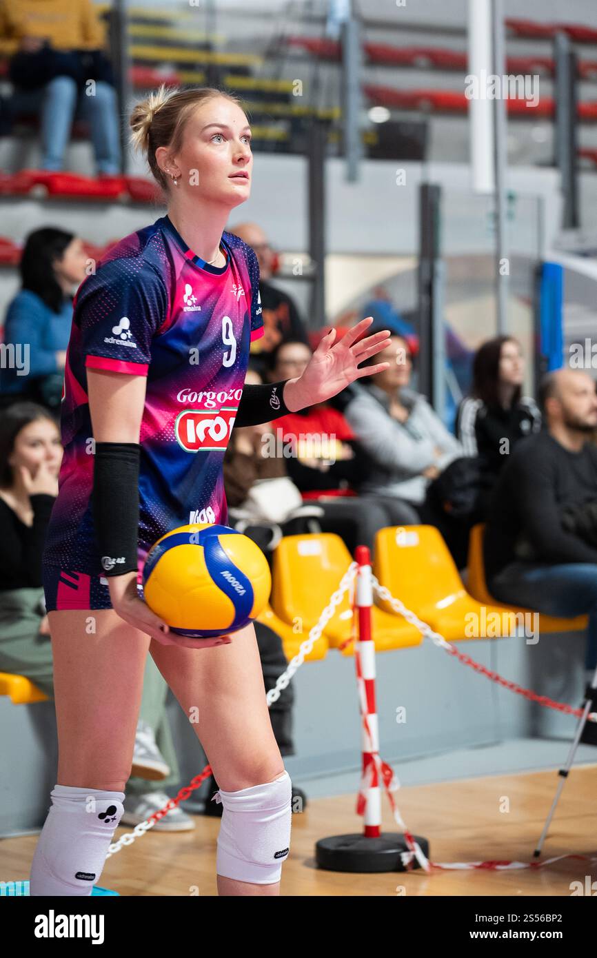 Rome, Italy. 12th Jan, 2025. Maja Aleksic of Igor Gorgonzola Novara ...