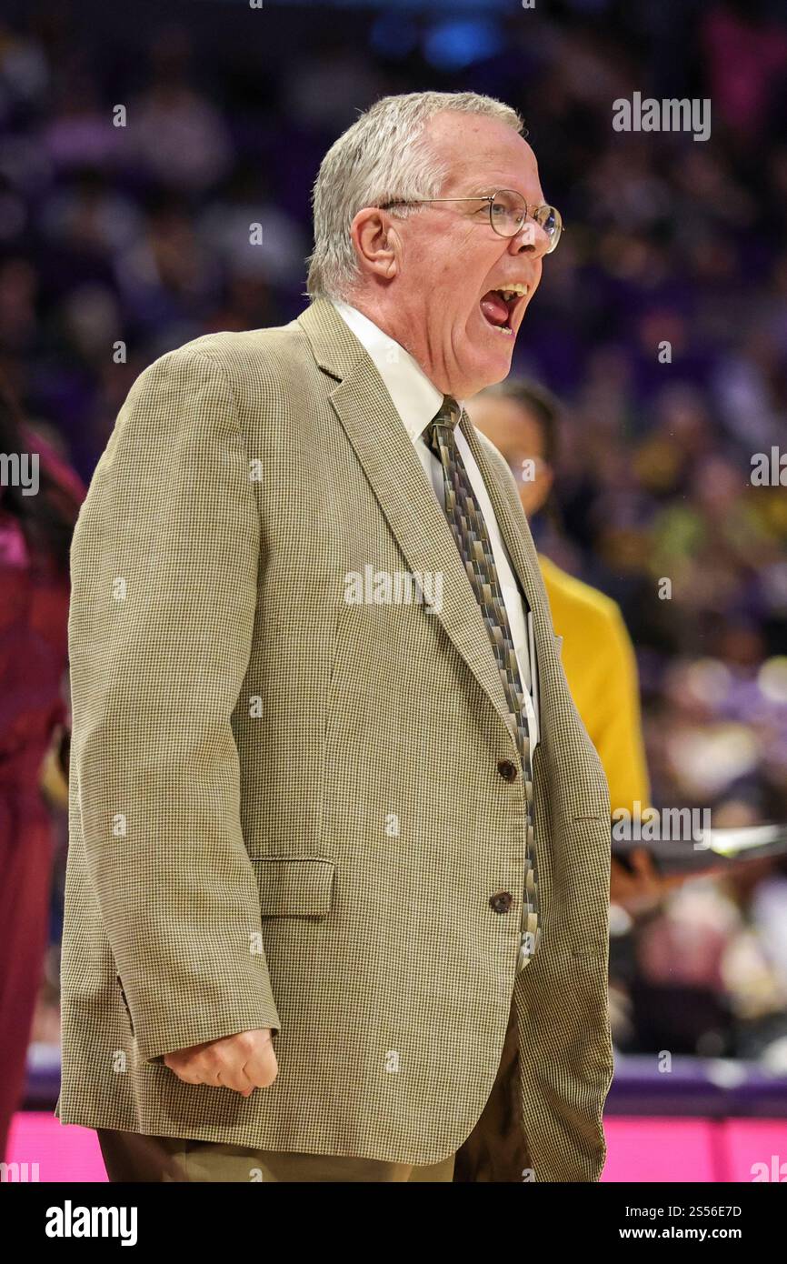 Baton Rouge, LA, USA. 12th Jan, 2025. LSU Assistant Coach Bob Starkey ...