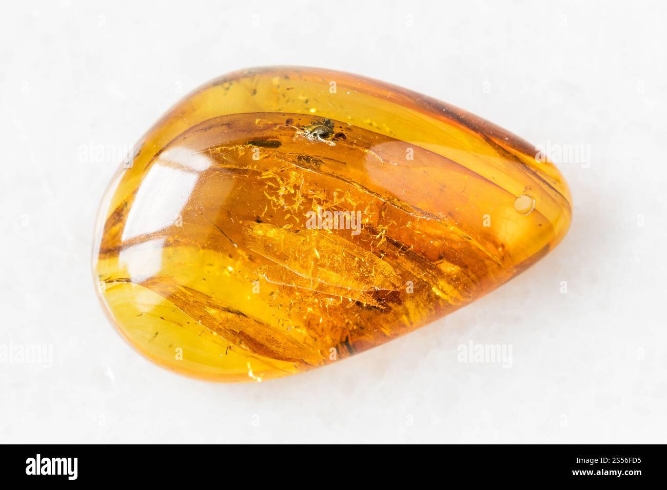 closeup of sample of natural mineral from geological collection ...