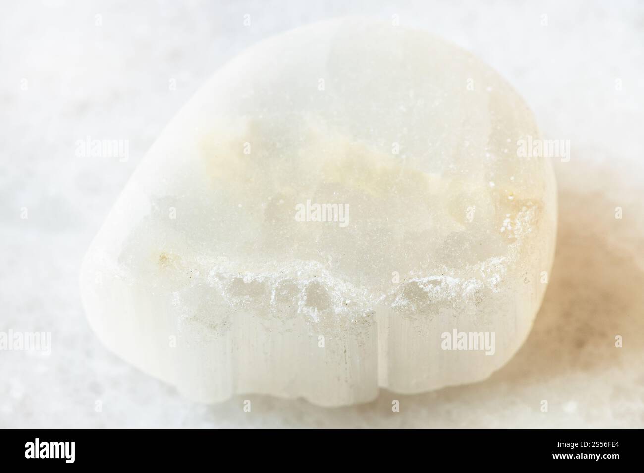 closeup of sample of natural mineral from geological collection ...