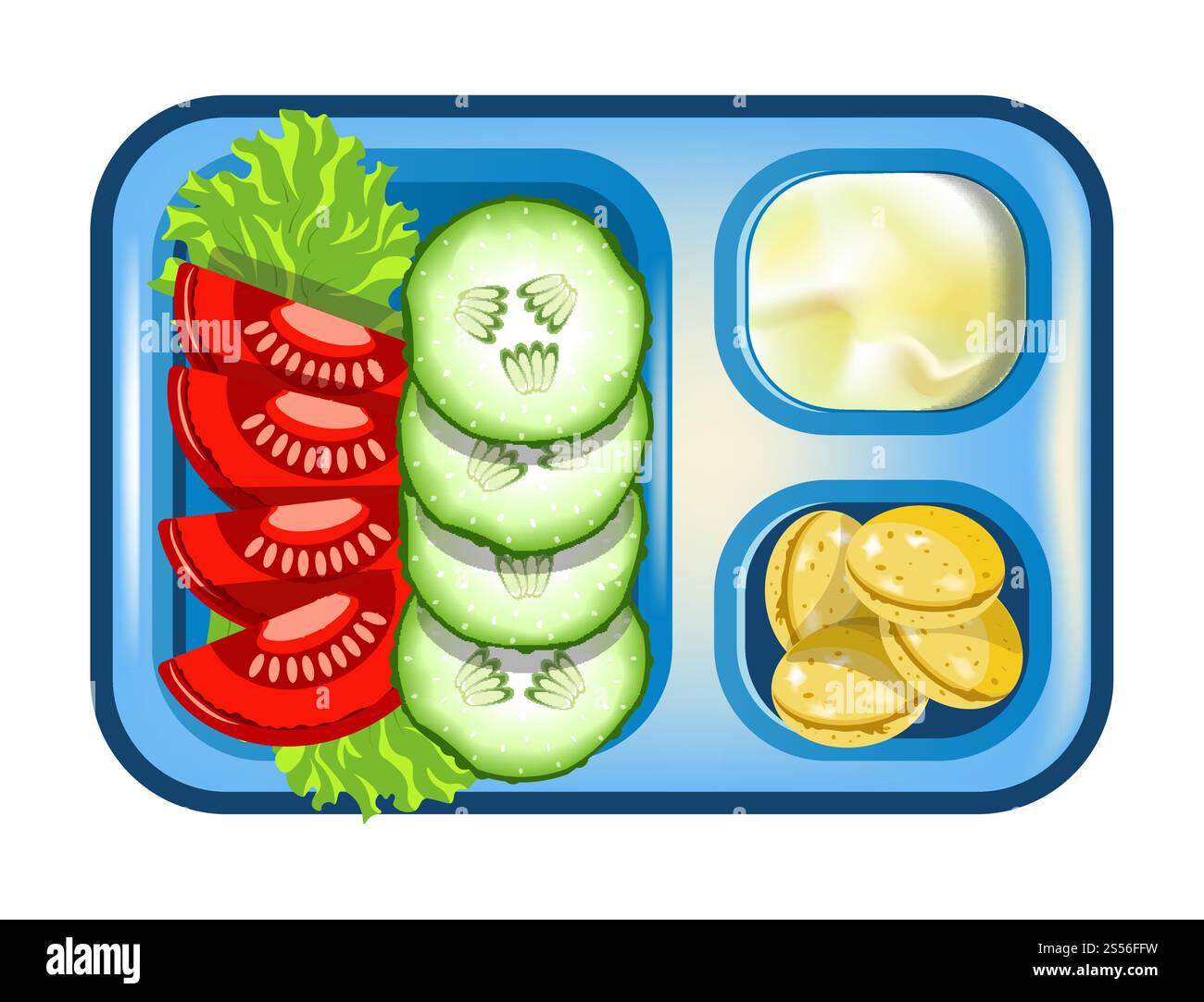 Cookie salad Stock Vector Images - Alamy