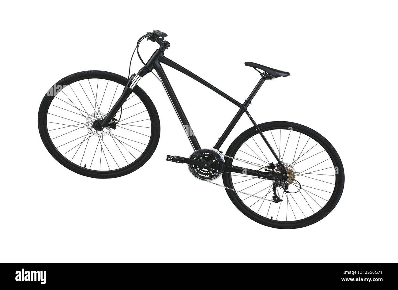 Bike isolated on white background. Bike Stock Photo - Alamy