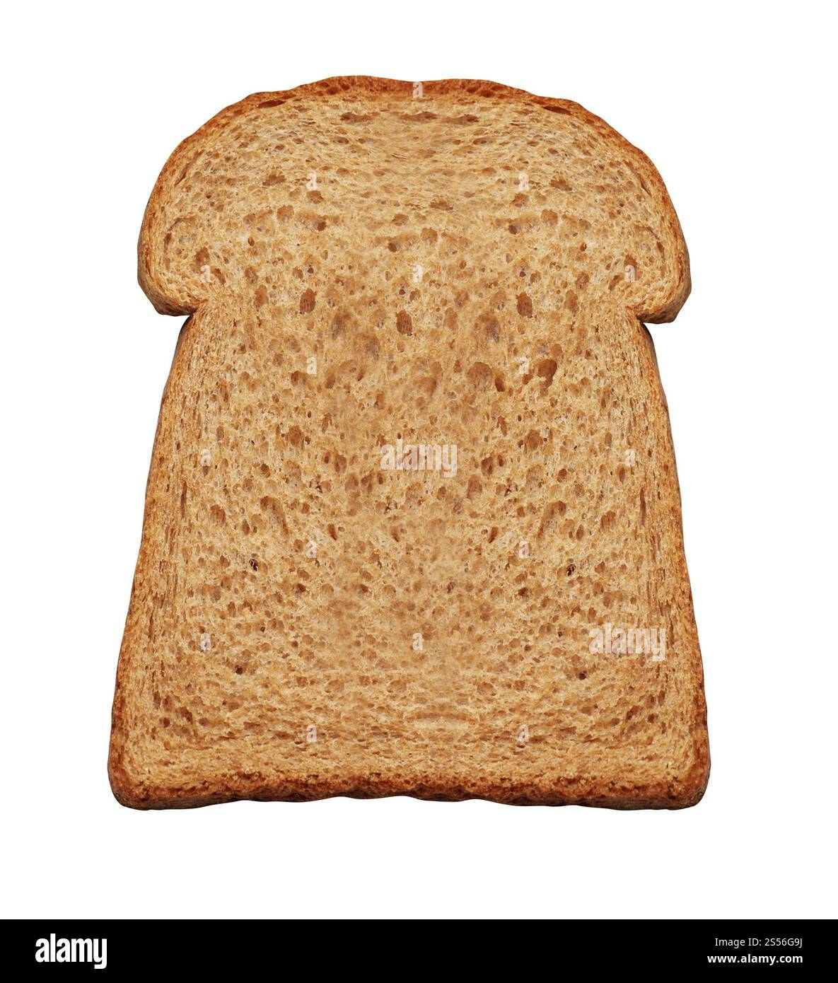 Bread slice isolated on white background. Bread slice Stock Photo - Alamy