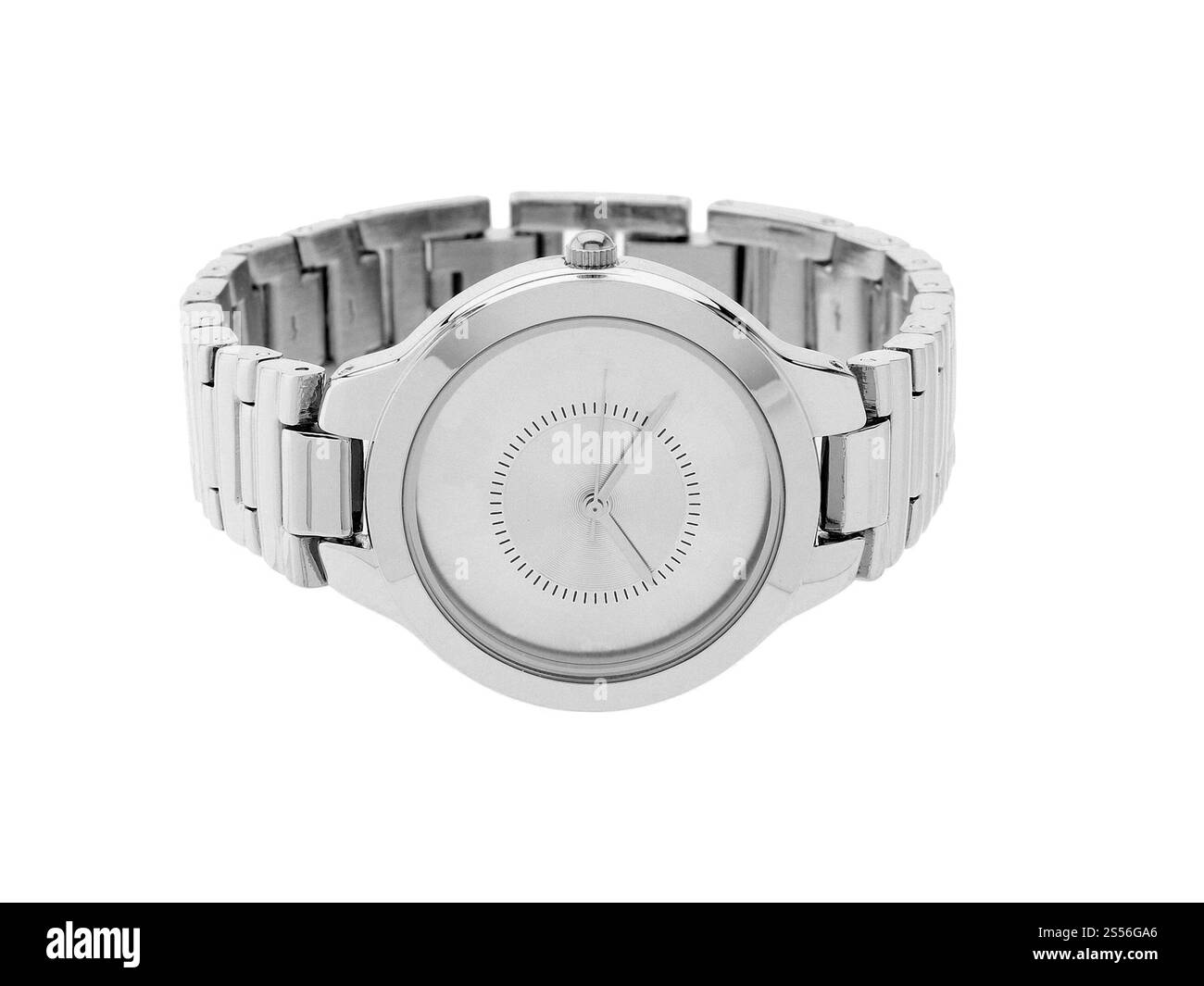 Watch steel bracelet Black and White Stock Photos & Images - Alamy