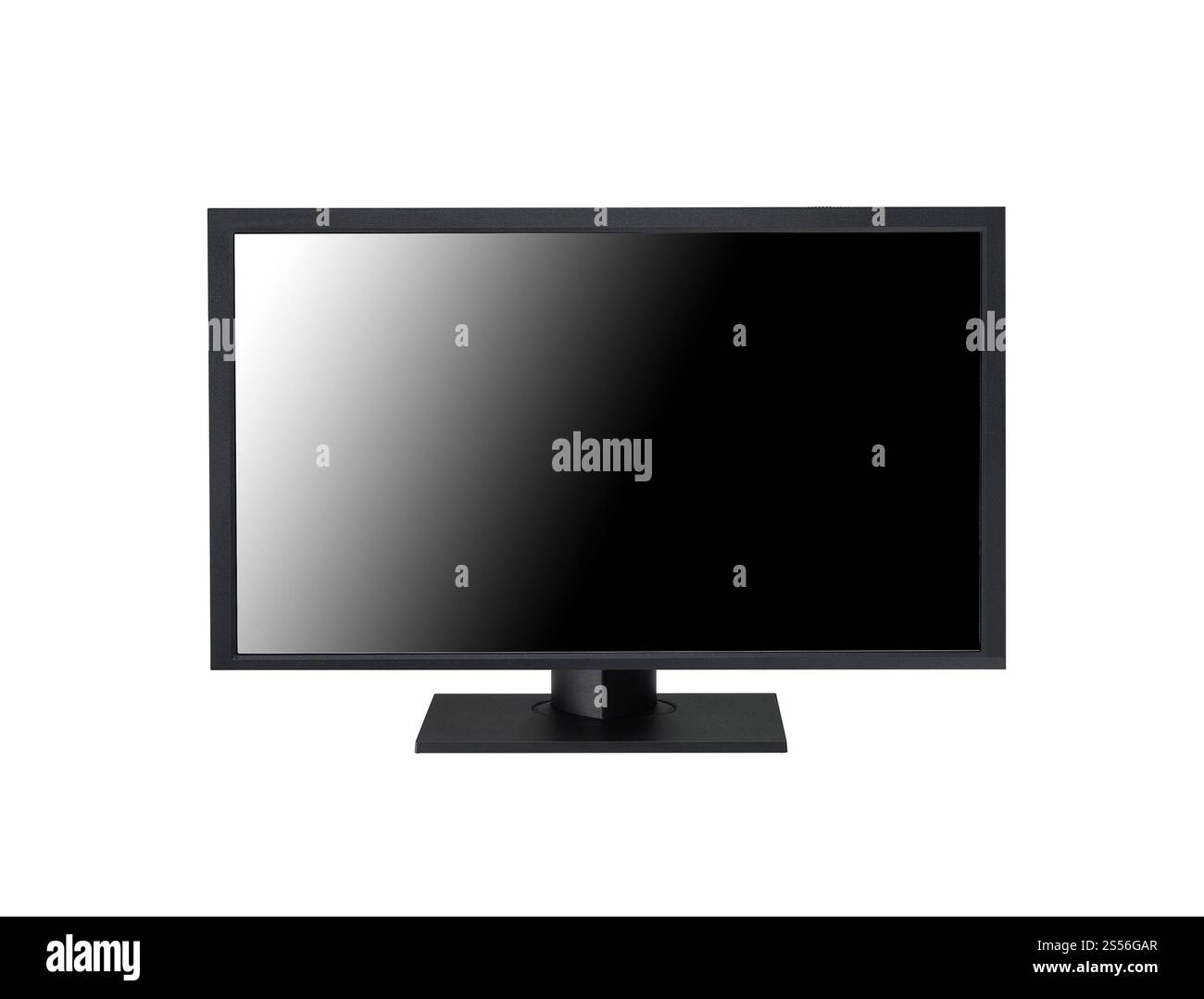 Monitor isolated on white background. Monitor on white background Stock ...