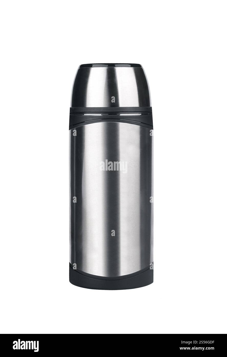 Thermos isolated on white background. Thermos isolated on white Stock ...