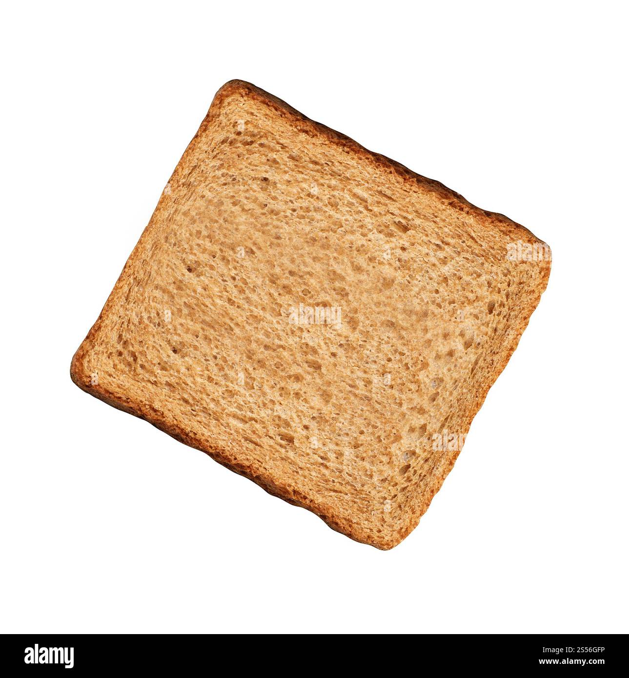 Bread slice isolated on white background. Bread slice Stock Photo - Alamy