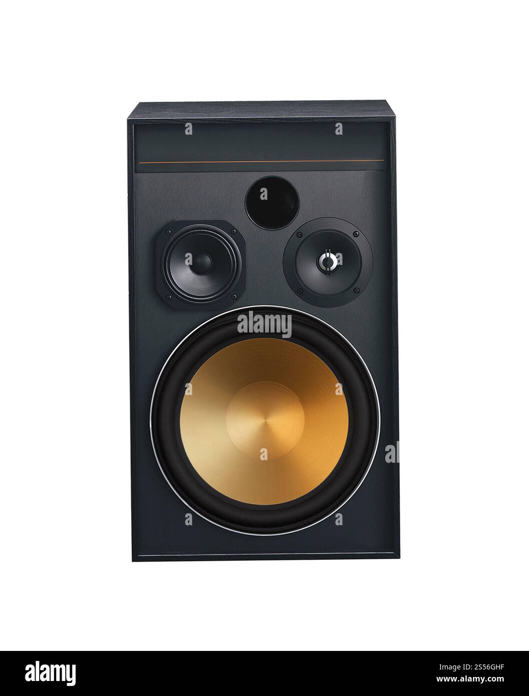 Music Column isolated on white background. Music Column Stock Photo - Alamy