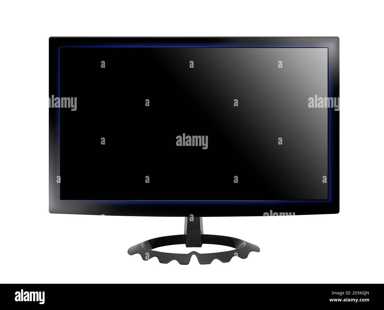 monitor isolated on white background. monitor on white background Stock ...