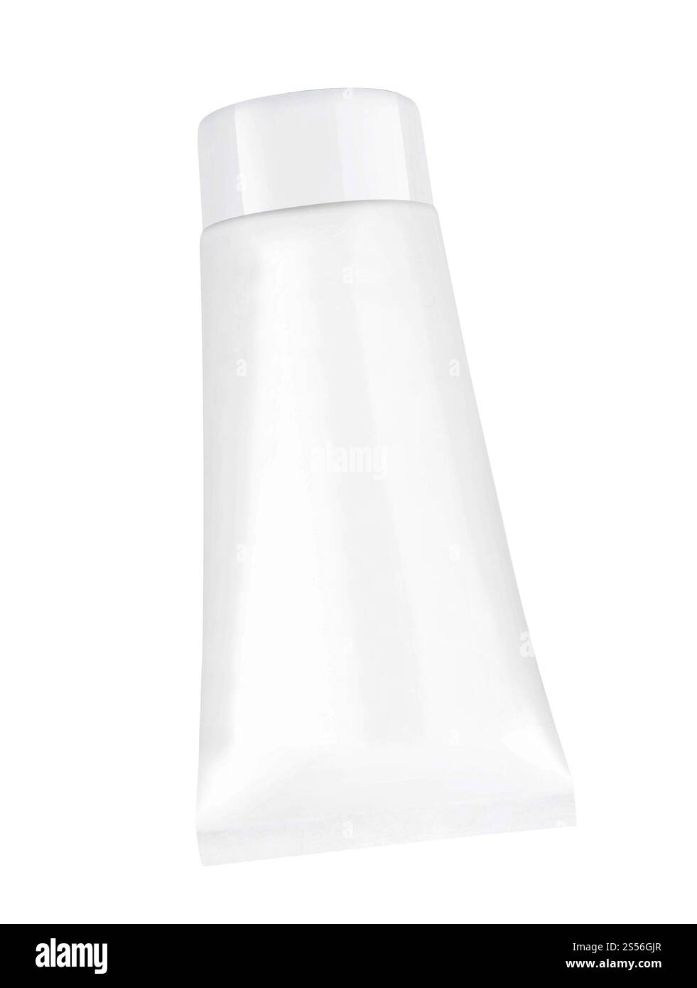 cream tube isolated on white background. white cream tube Stock Photo ...