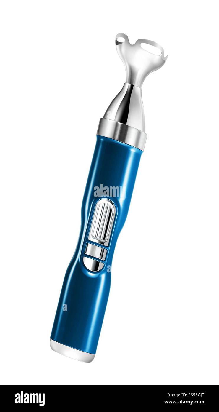 Compact Blue blender isolated on white background. Compact Blue blender ...