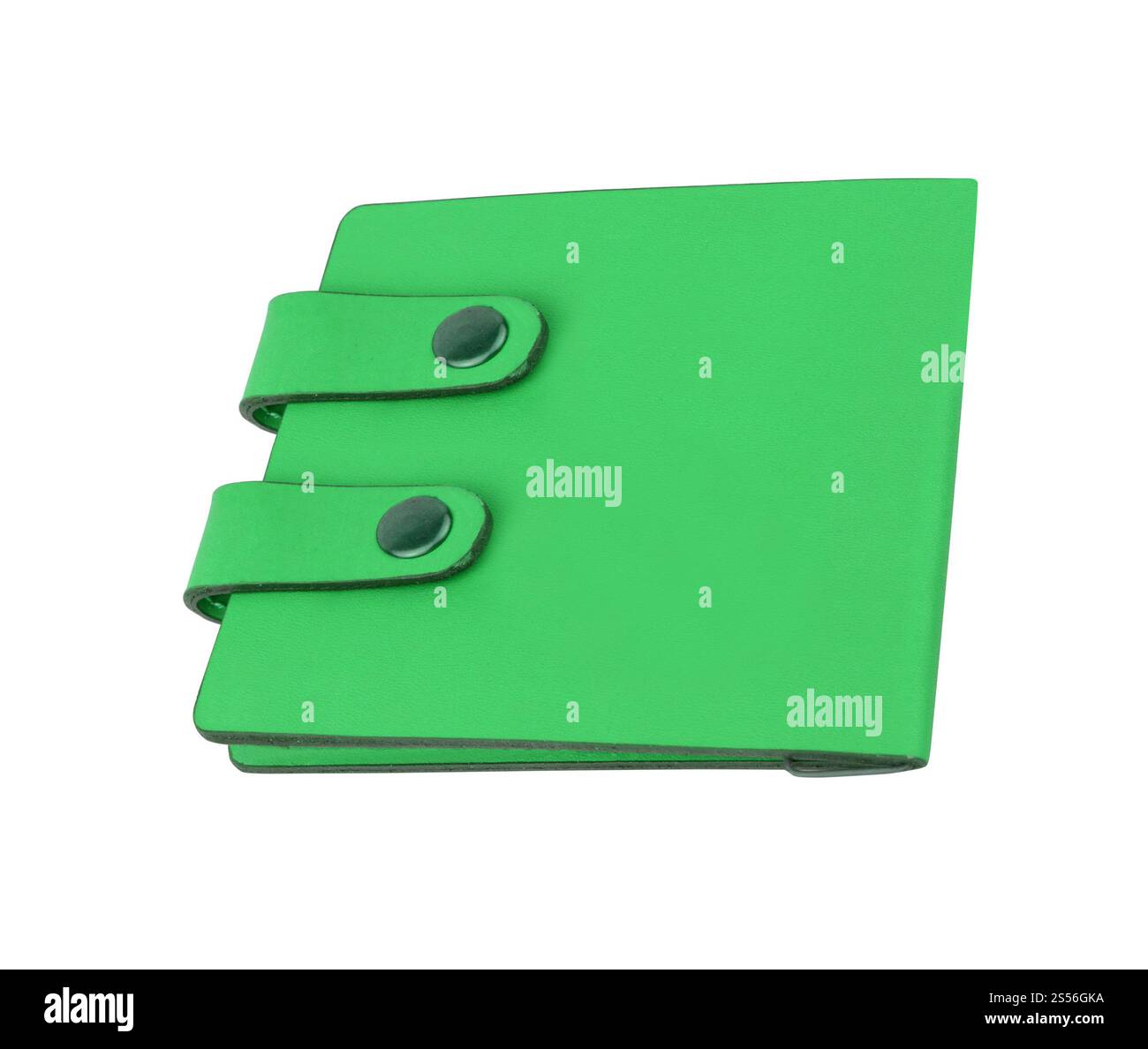 Green wallet isolated on white background. Green wallet Stock Photo - Alamy