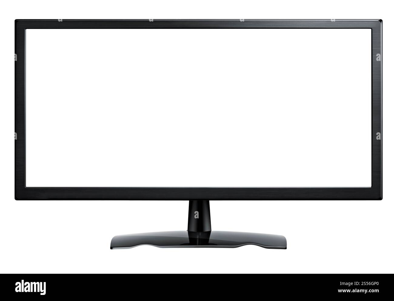 monitor isolated on white background. monitor on white background Stock ...