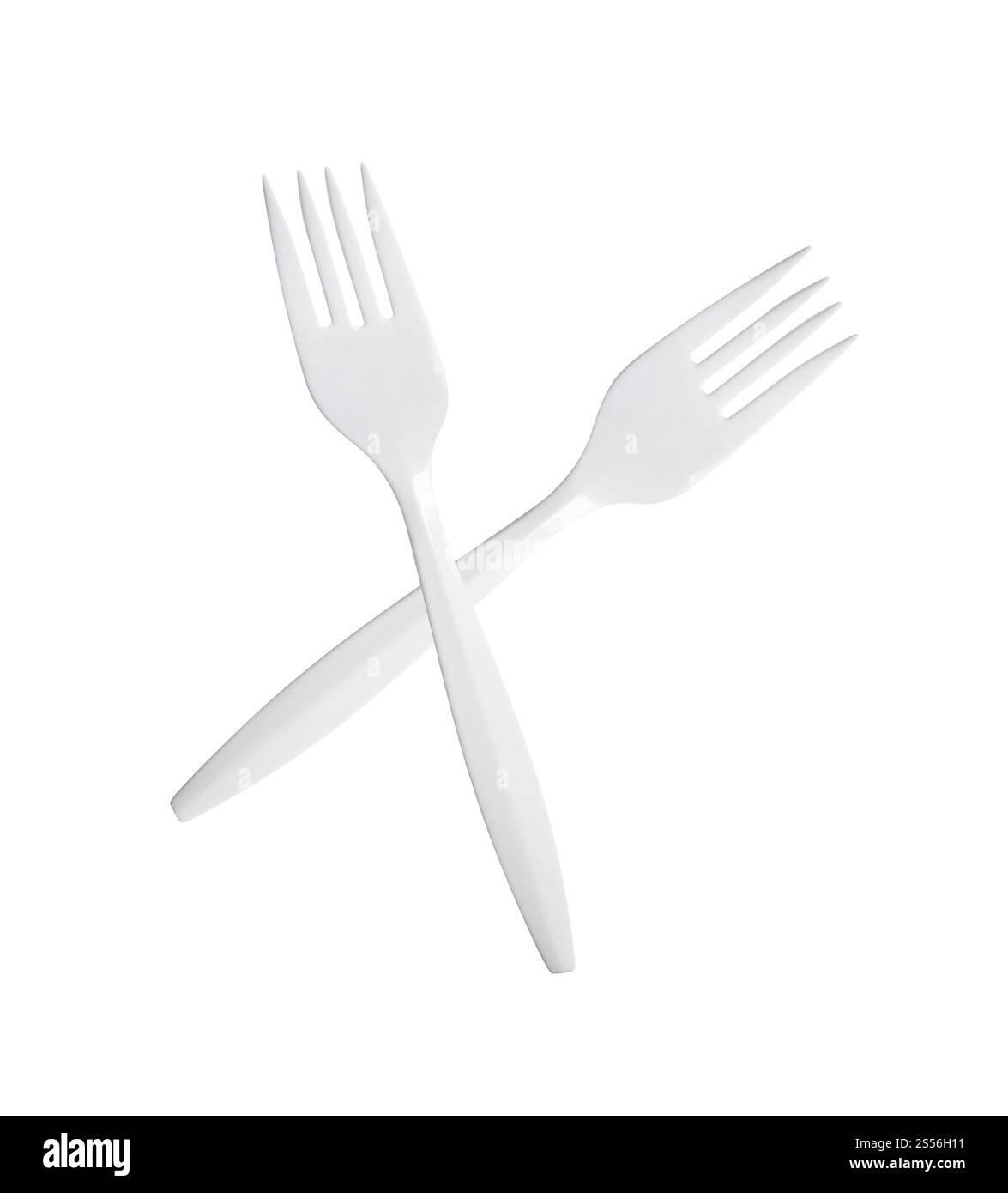 plastic forks isolated on white background. plastic forks Stock Photo ...