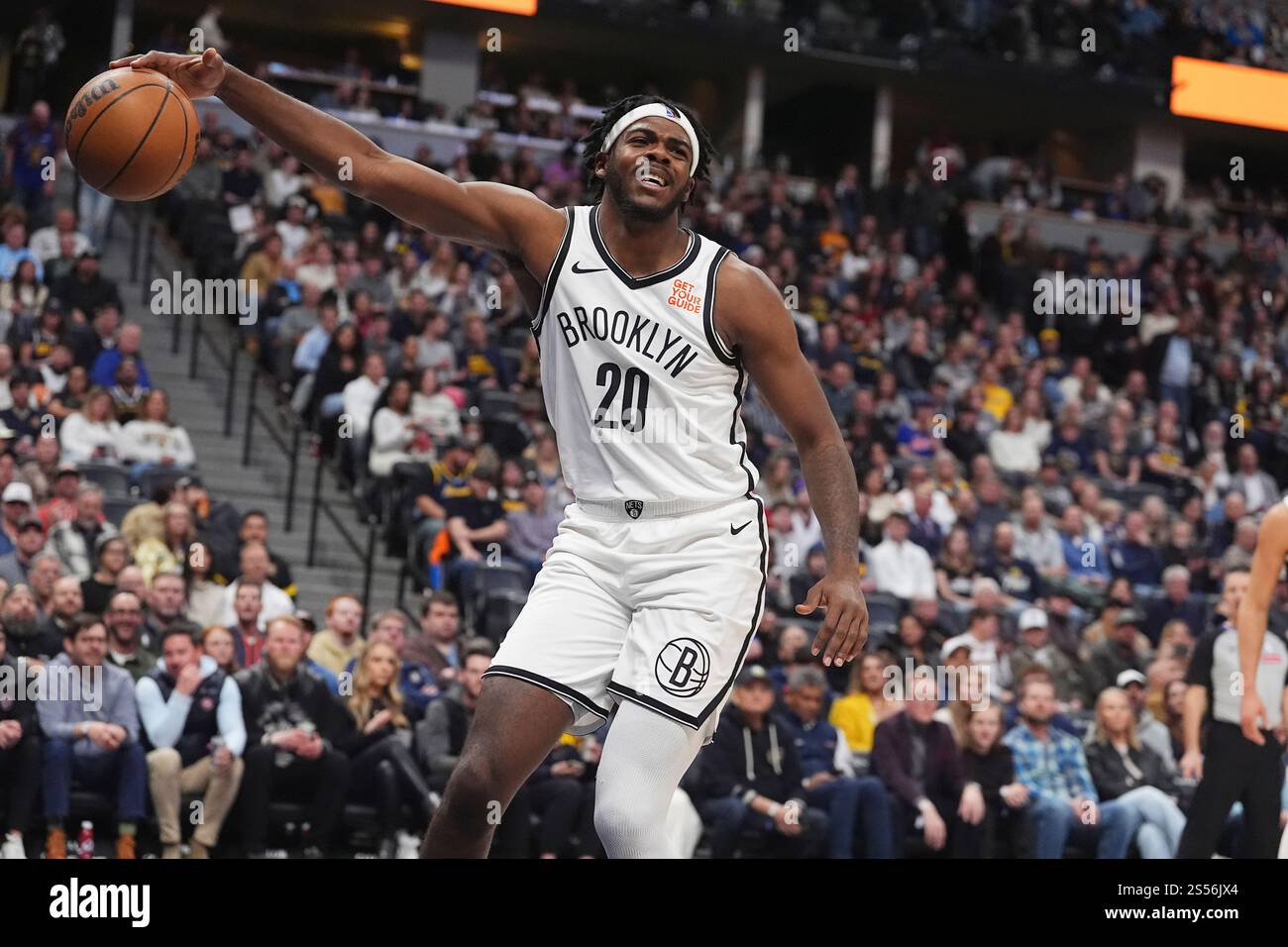 Brooklyn Nets forward Maxwell Lewis (20) in the first half of an NBA ...