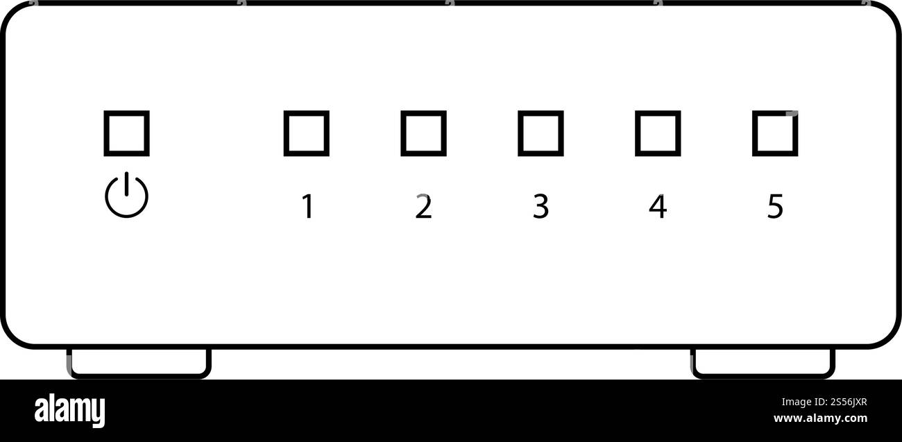 Ethernet Switch Icon. Outline Simple Design With Editable Stroke ...