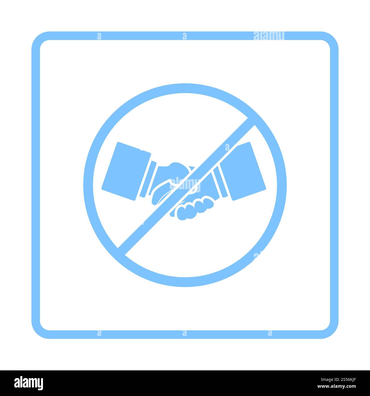 No handshake sign Cut Out Stock Images & Pictures - Alamy