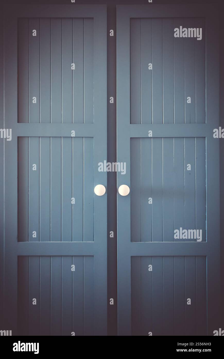 Rustic blue cupboard door background Stock Photo - Alamy