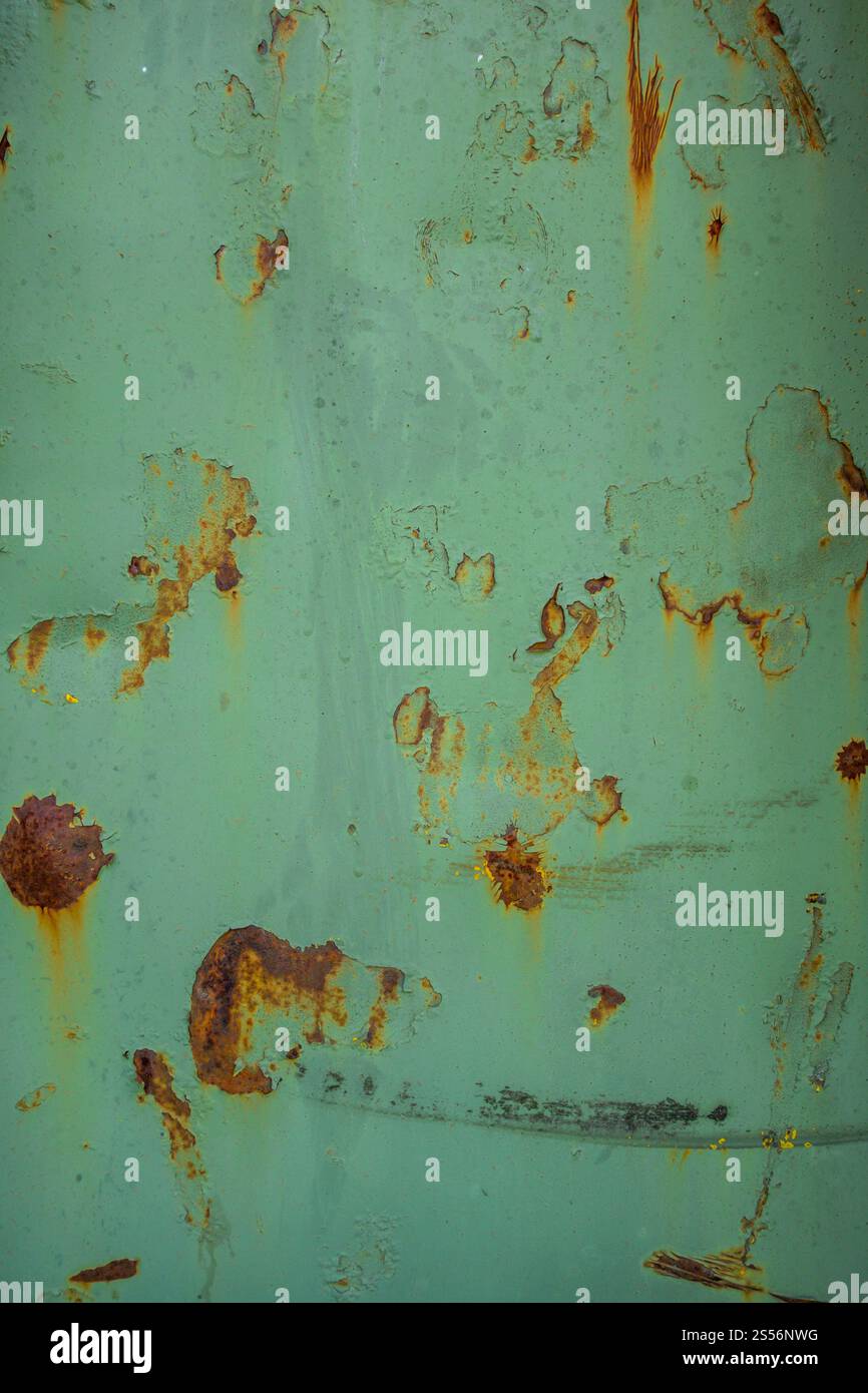 old rusty painted metal wall. wallpaper background. old rusty painted ...