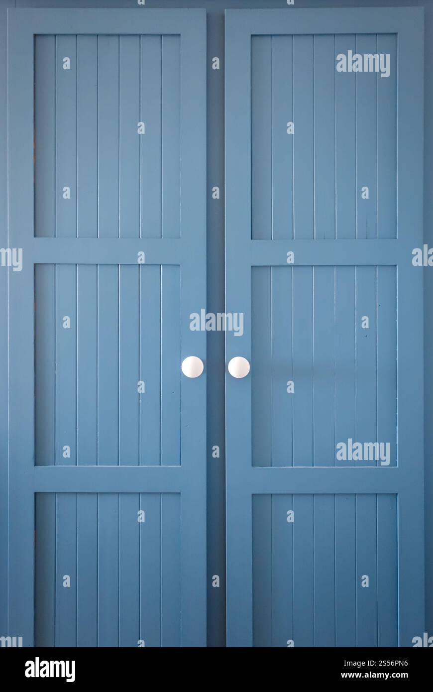Rustic blue cupboard door background Stock Photo - Alamy