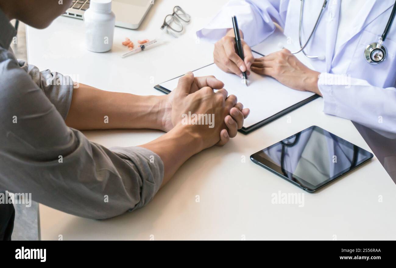 Doctor healthcare. Professional medical doctor in white uniform gown ...