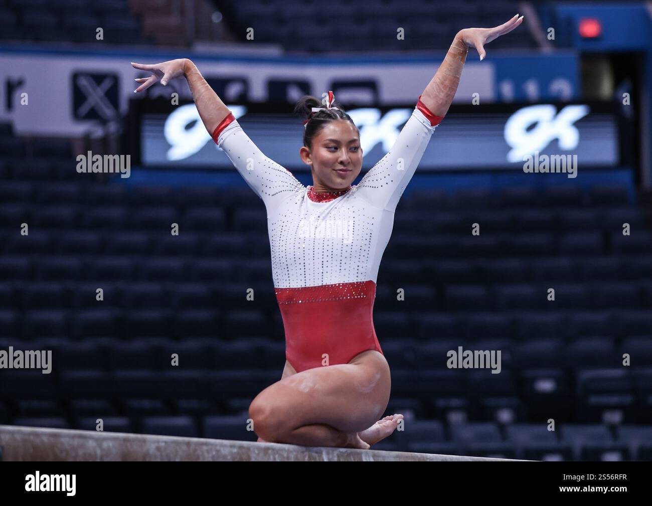 Oklahoma City, OK, USA. 11th Jan, 2025. Arkansas' Priscilla Park on the ...