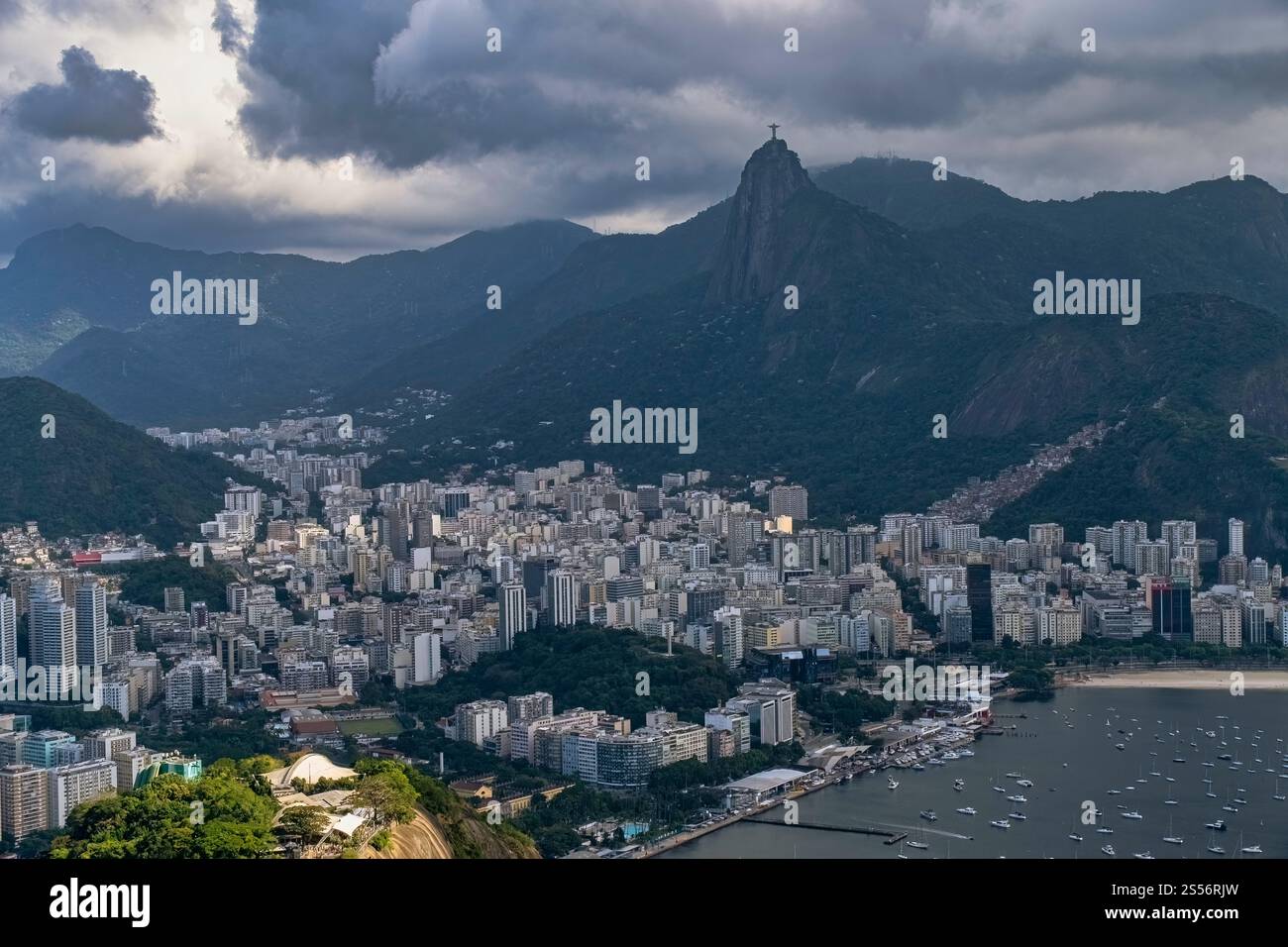 The Christ the Redeemer statue, one of the most iconic landmarks in Rio ...