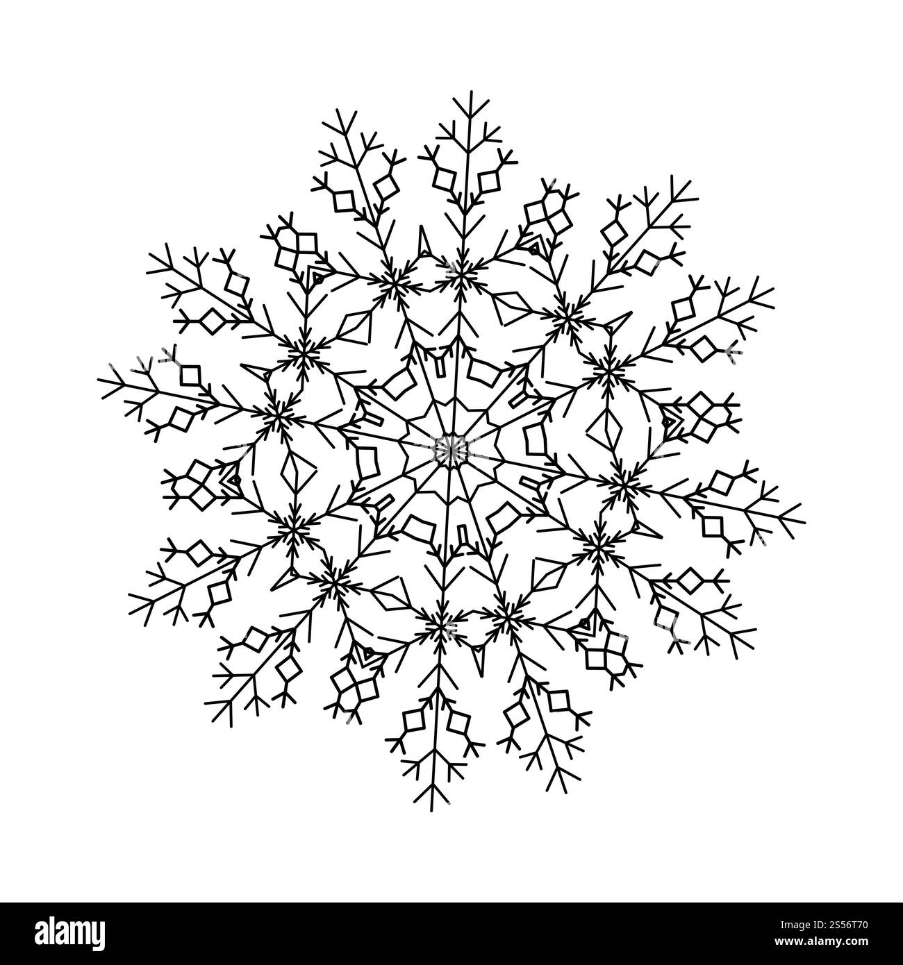 Snowflake Icon. Snowflake Icon picture. Snowflake in Flat Design ...