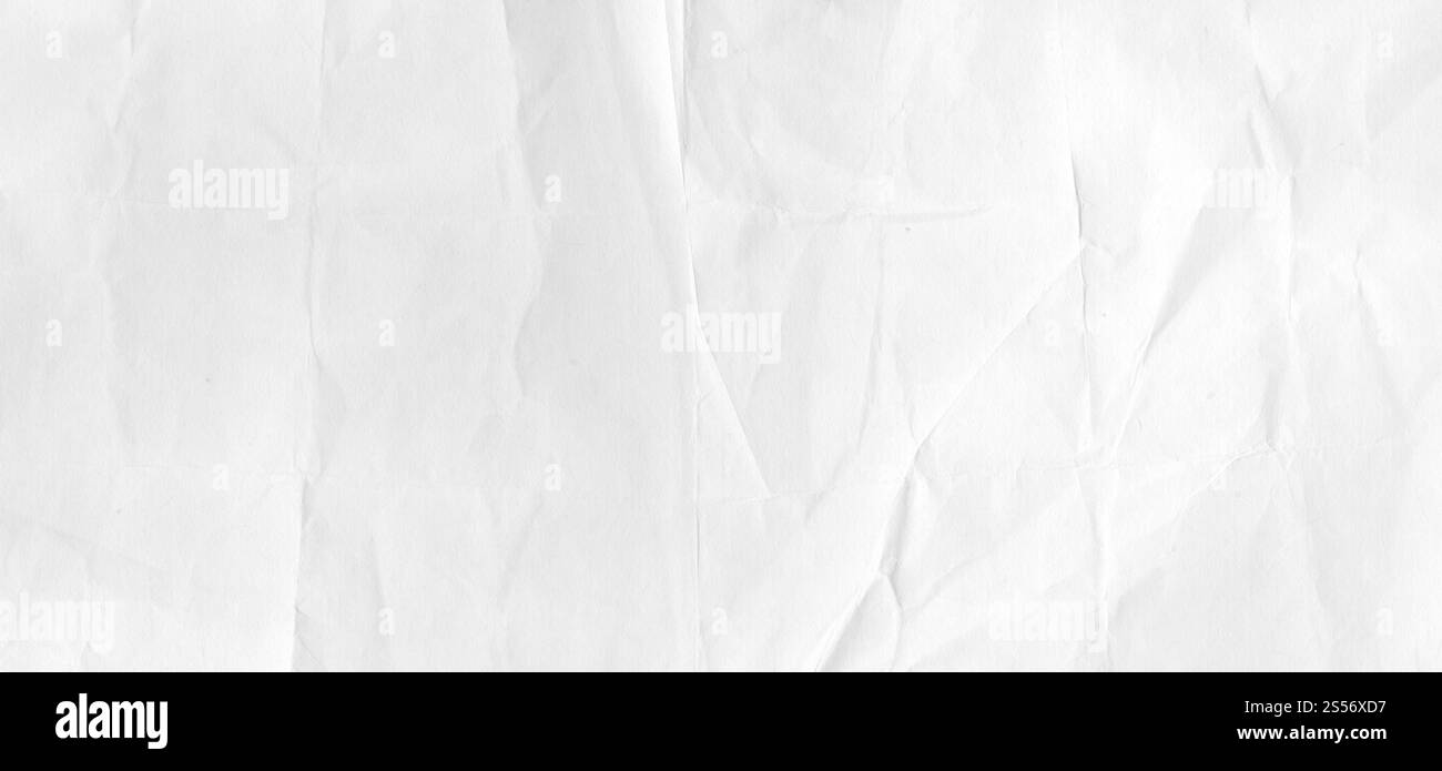 Old crumpled paper texture background. Horizontal wallpaper banner. Old ...