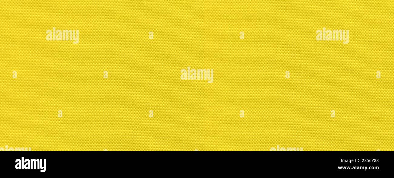 Yellow canvas texture background banner. Clean fabric wallpaper. Yellow ...