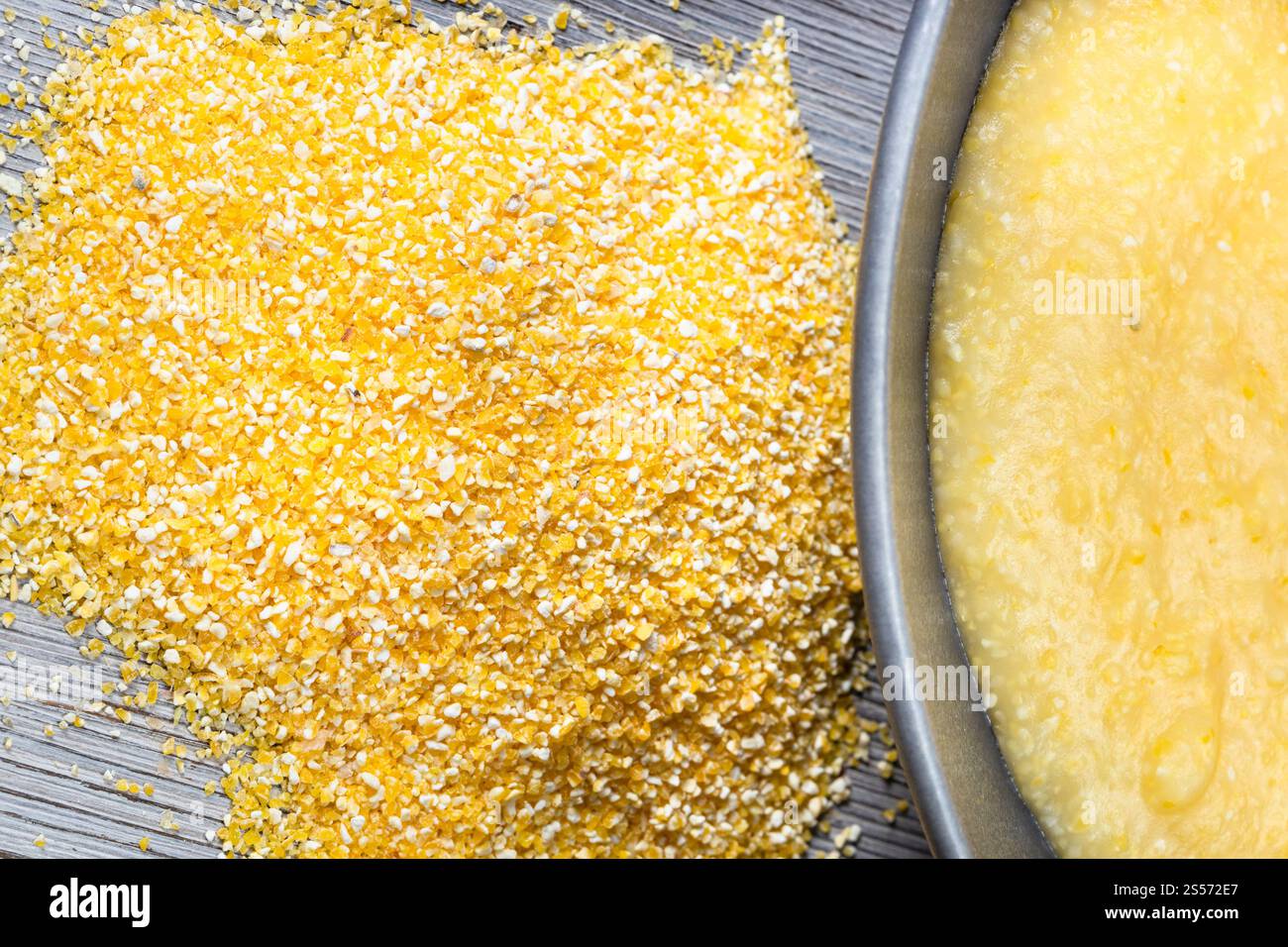 Pile cornmeal coarse ground hi-res stock photography and images - Alamy
