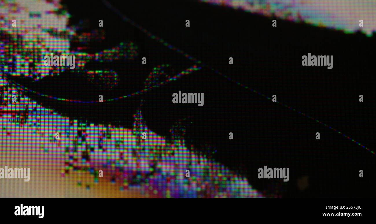 Analog static broken texture deformed hi-res stock photography and ...