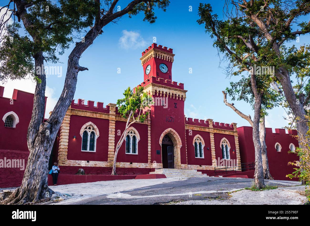 St. Thomas, USVI USA - March 16, 2018: Fort Christian is a Dano ...