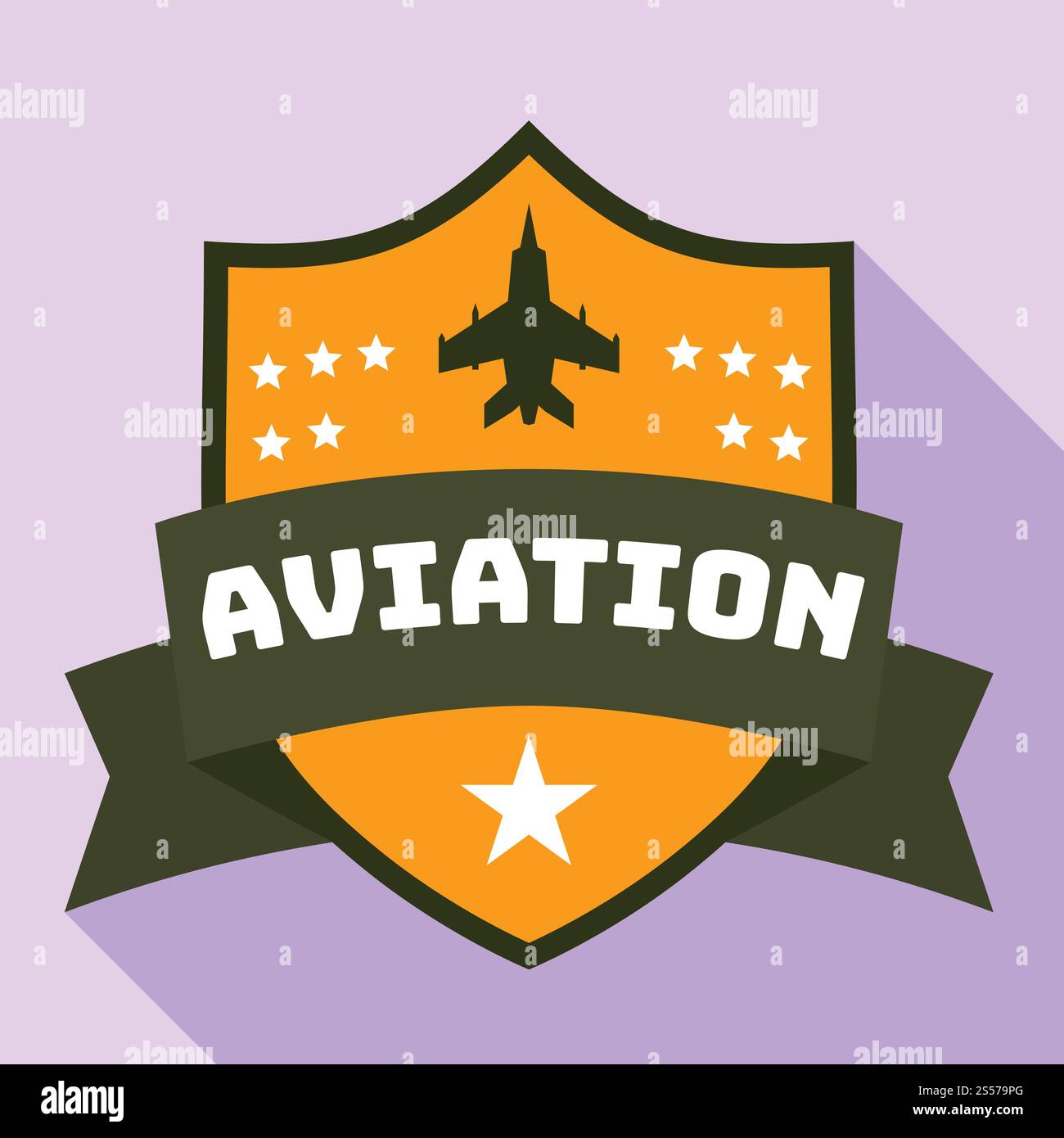 Aviation star logo. Flat illustration of aviation star vector logo for ...