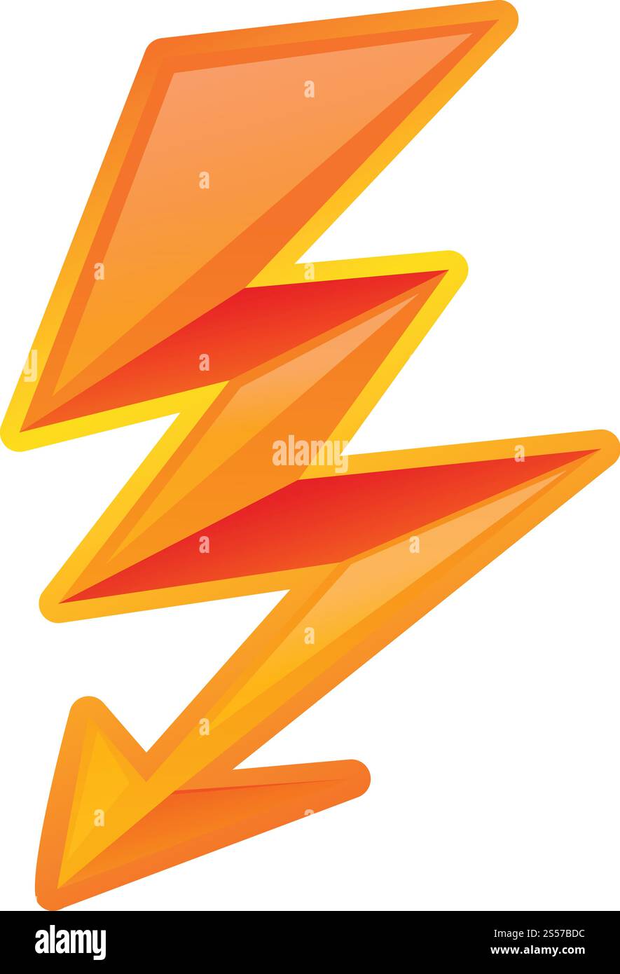 Electric lightning bolt icon. Cartoon of electric lightning bolt vector ...