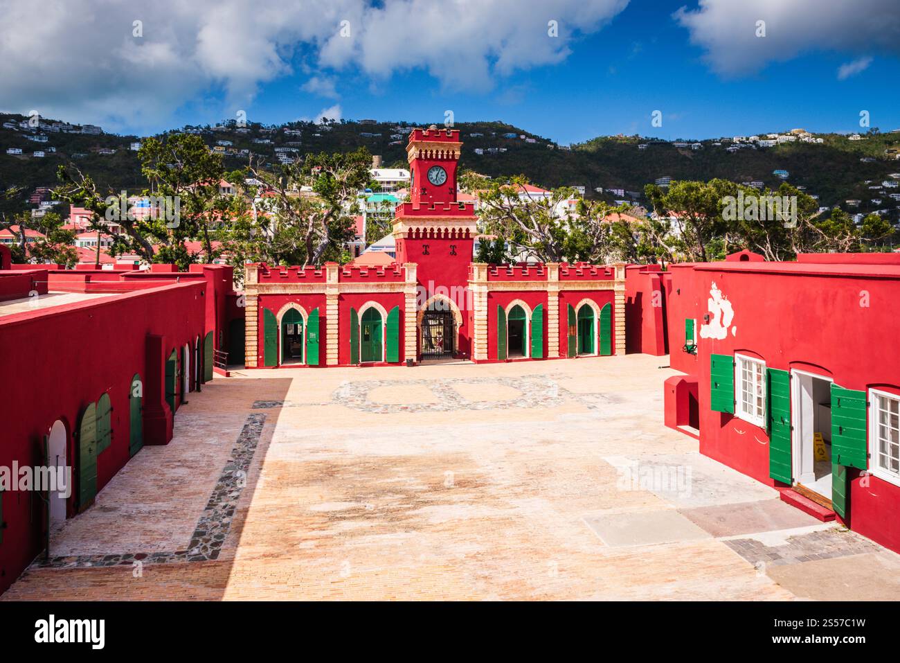 St. Thomas, USVI USA - March 16, 2018: Fort Christian is a Dano ...