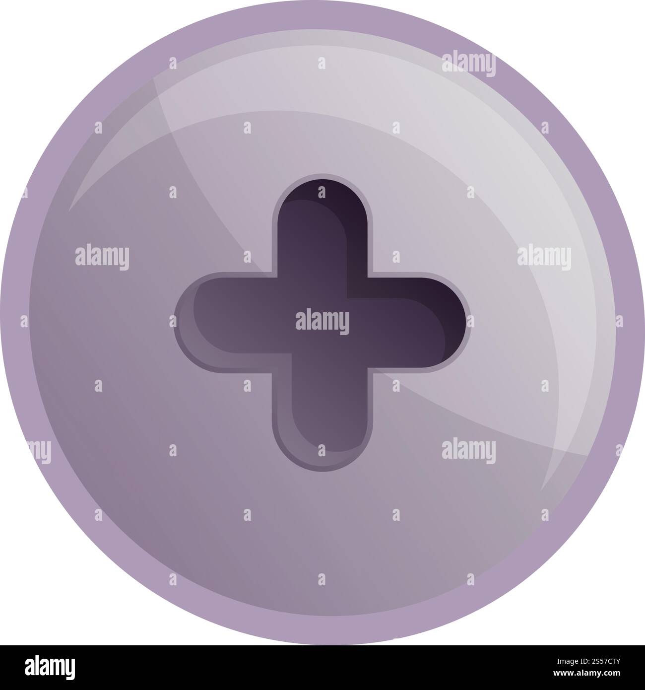 Torx metal screw head icon. Cartoon of torx metal screw head vector ...