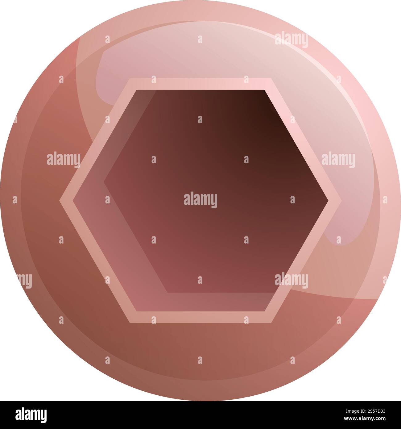 Bronze torx icon. Cartoon of bronze torx vector icon for web design ...