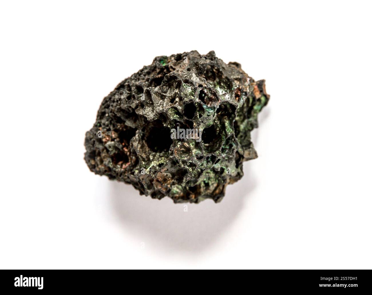 Lava rock isolated on a white background. Lava rock on a white ...